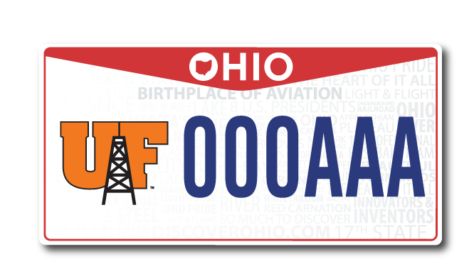 Oiler License Plate